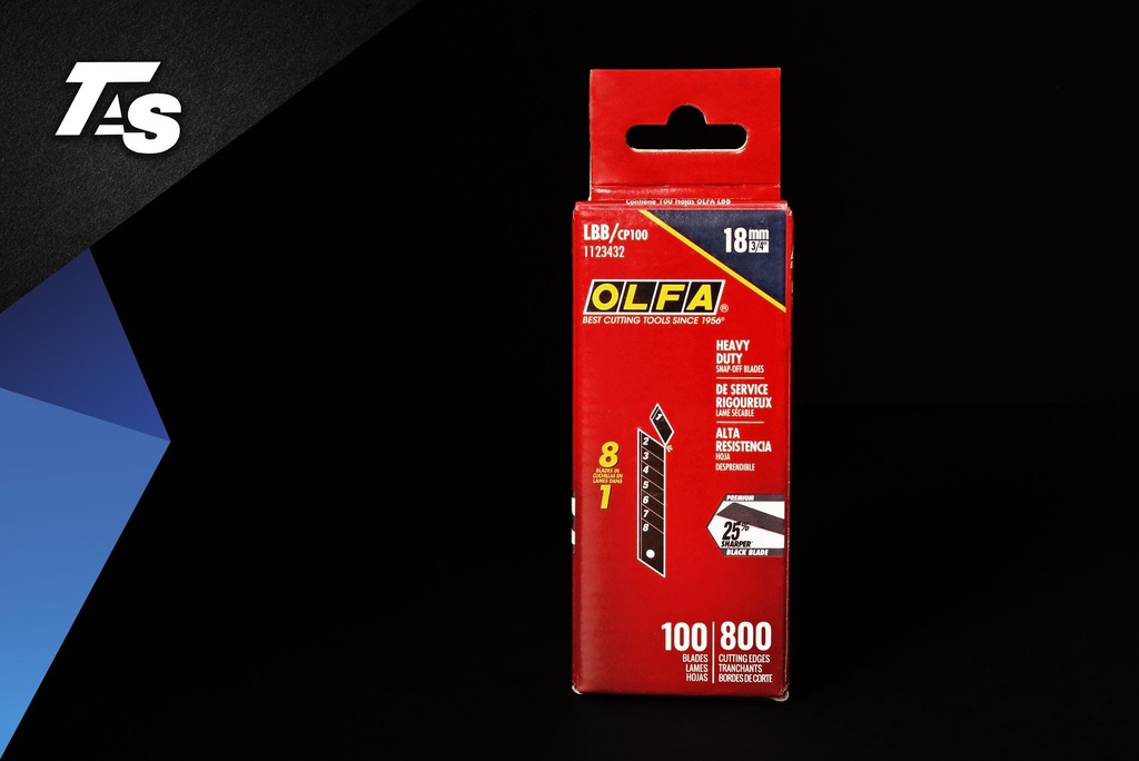 BLADES FOR OLFA CUTTER LBB 100/B | TAS FILMS